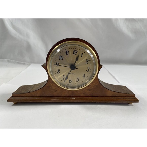 Quartz | Accents | Vintage 992 Paxton Walnut Quartz Mantle Clock Read ...
